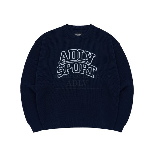 MUSINSA | acmé de la vie ADLV SPORTY PRINTING KNIT NAVY