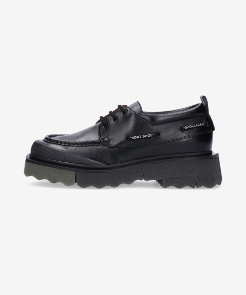 MUSINSA | Off White Off-Flat Roper - Black / OMIG006S23LEA0011056
