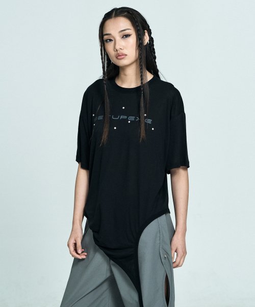 셋업이엑스이(SETUP-EXE) Logo rivet back hole over top - Black - 사이즈 & 후기 | 무신사