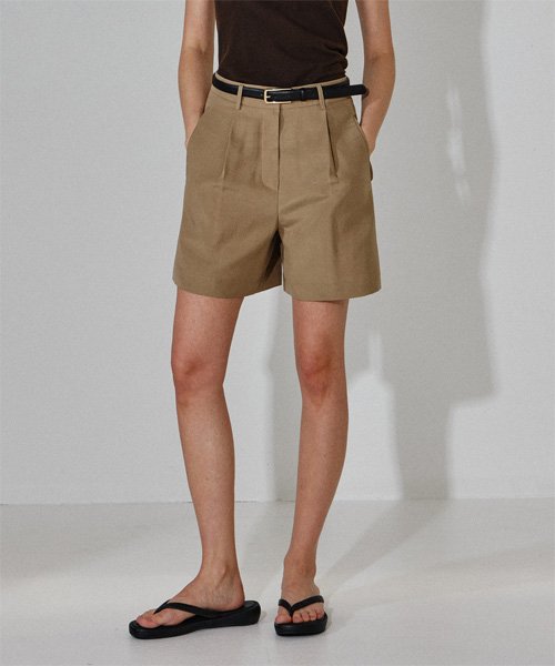 리디피(RIDIFI) SIDE POCKET HALF PANTS_DEEP BEIGE - 사이즈 & 후기 | 무신사