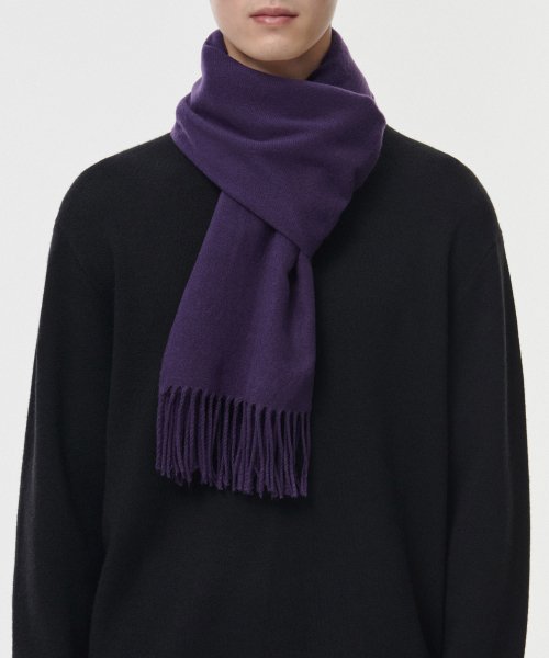 MUSINSA | MUSINSA STANDARD Essential Muffler [Purple]