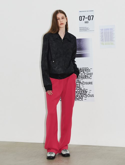 MUSINSA | AACA Solid Pocket Pants - Magenta