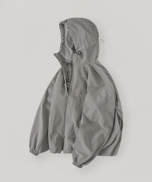 MUSINSA | LAFUDGESTORE Solano Airflow Wind Jacket_Cloud Gray