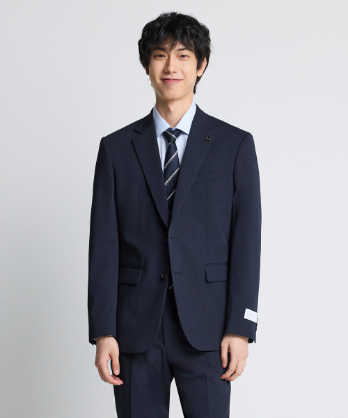 MUSINSA | STCO Tech-Poly 4-Way Span Essential Suit Jacket_Navy (Classic Fit)
