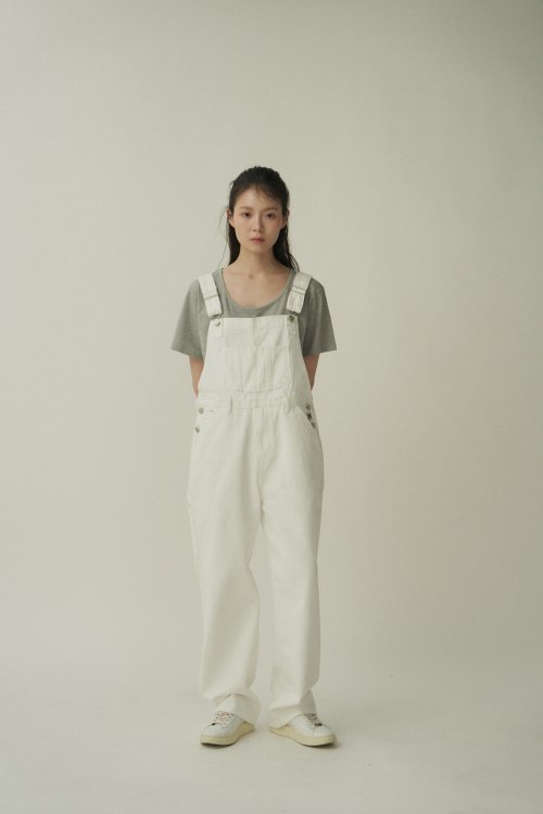 MUSINSA | MUARMUS Jason Cotton Overalls - Ivory