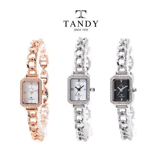 MUSINSA | TANDY Diamond one-touch self-band bracelet watch DIA-4035