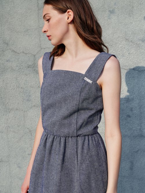 쏘리, 투 머치 러브(SORRY, TOO MUCH LOVE) Susanna Denim Dress_Blue - 사이즈 & 후기 | 무신사