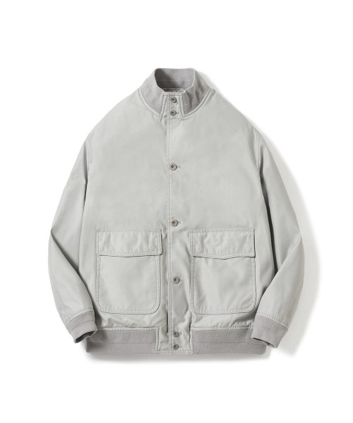 포터리(POTTERY) A-1 Jacket Cotton High Density Twill Cloth Cold-Mercerized ...