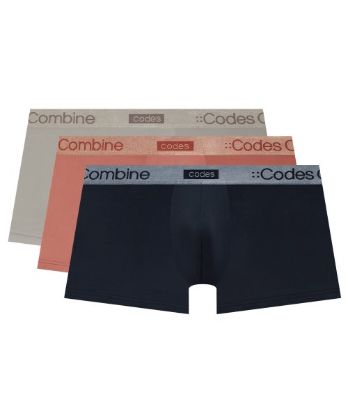 MUSINSA | CODESCOMBINE INNERWEAR Colorful Code Point Draw 3PACK