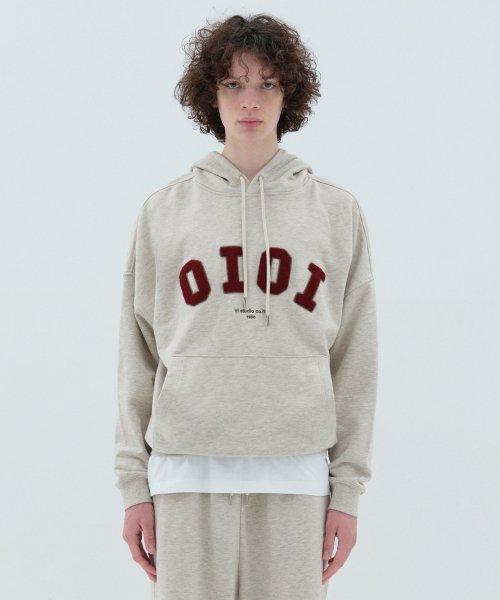 오아이오아이 컬렉션(OIOI COLLECTION) 시그니처 부클 후드_오트밀 - 사이즈 & 후기 | 무신사