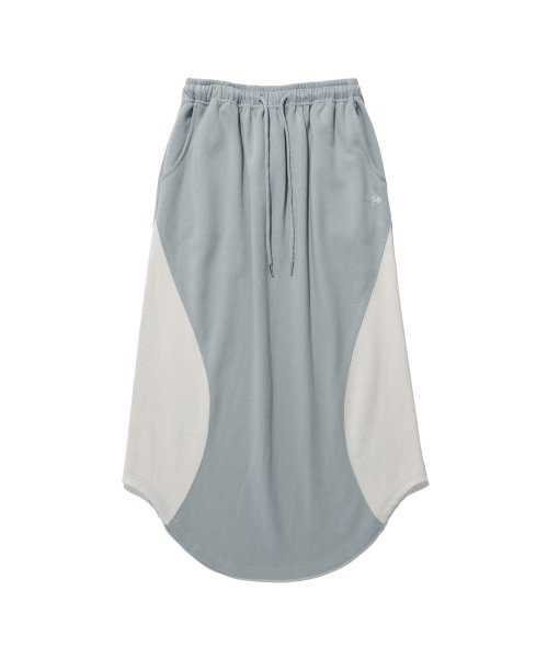 MUSINSA | NICE GHOST CLUB SIDE RIB SWEAT SKIRT_GREY(NG2DFUPA90A)