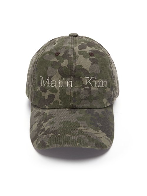 MUSINSA | MATIN KIM MATIN CAMOUFLAGE CAP IN KHAKI