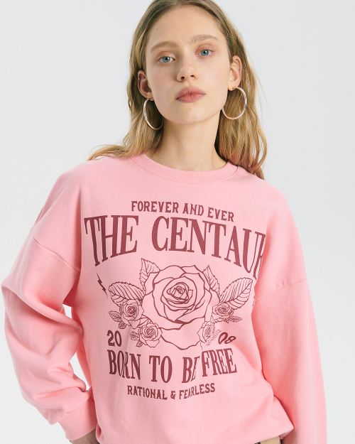 센토르(CENTAUR.KR) CENTAUR BORN TO BE SWEATSHIRT_PINK - 사이즈 & 후기 | 무신사