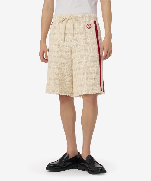 MUSINSA | GUCCI Cotton Bermuda Shorts - Cream / 744874ZANTD9783