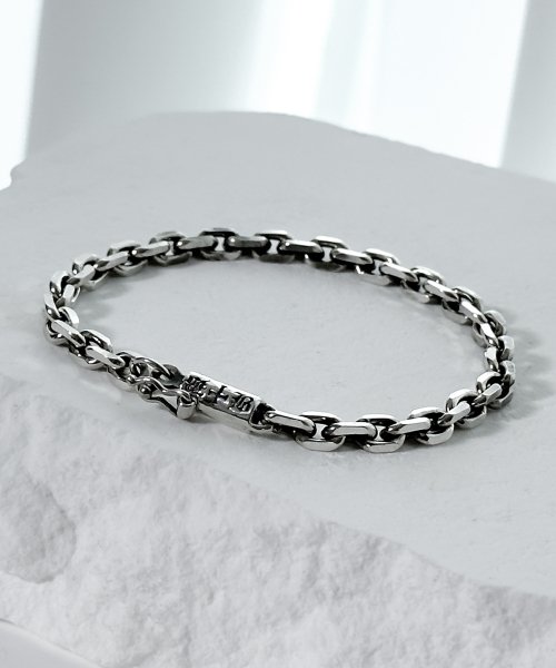 MUSINSA | BLESSED BULLET [SV925] Original chain cylinder buckle bracelet
