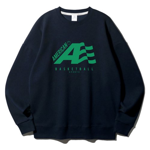 MUSINSA | ALVINCLO American Basketball Overfit Sweatshirt MAR745 (4 COLOR)
