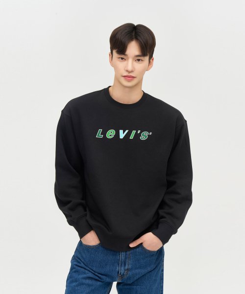 리바이스(LEVI'S) 릴렉스 그래픽 크루넥 스웨트셔츠_38712-0174 - 사이즈 & 후기 | 무신사