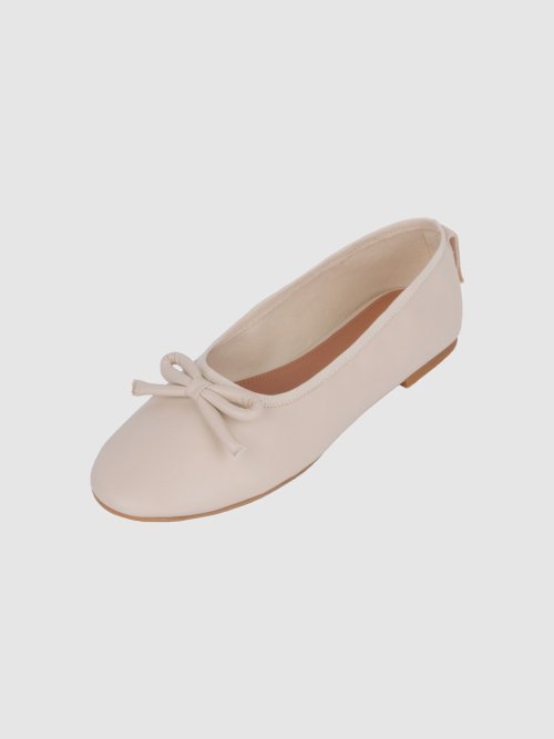 MUSINSA | ATT Fluffy ribbon flat