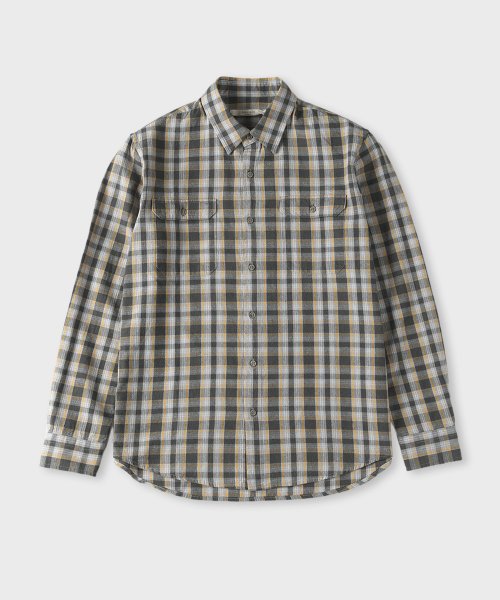 빠니깔레(PANICALE) 그레이 면 체크 셔츠 - 사이즈 & 후기 | 무신사