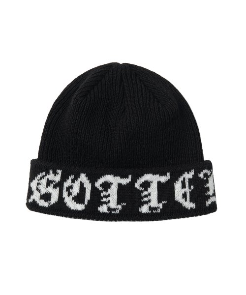 MUSINSA公式 | GOTTER GALLERY GOTTERGALLERY GOTHIC BEANIE_BK