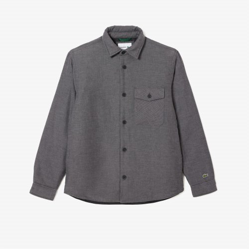 라코스테(LACOSTE) 남성 BACK 빅크록 매치 아우터 셔츠 [블랙] - 사이즈 & 후기 | 무신사