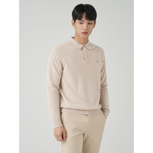 빈폴 멘(BEANPOLE MEN) 캐시미어 칼라넥 니트 베이지 - 사이즈 & 후기 | 무신사