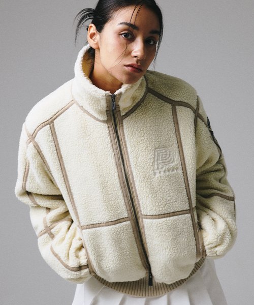MUSINSA | PRENDA PP SHERPA FLEECE JACKET BEIGE