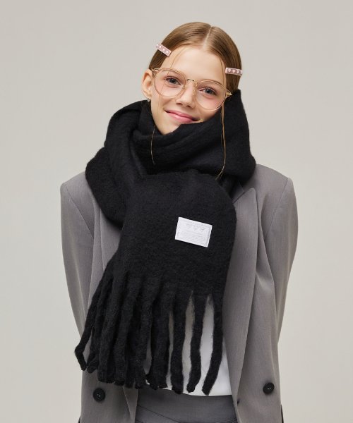 MUSINSA | VVV Basic big muffler _ black