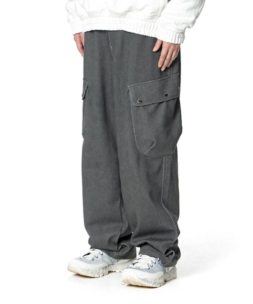 록히드마틴(LOCKHEED MARTIN) Side Big Pocket Cargo Pants (WASHED GREY) - 사이즈 ...