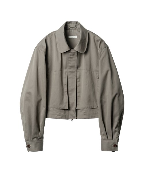 MUSINSA | ROUGH SIDE W Blend Short Jumper Mud