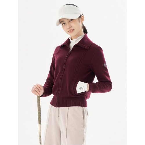 MUSINSA | BEANPOLE GOLF Women's Wool Blend Windproof Full Zip Up ...