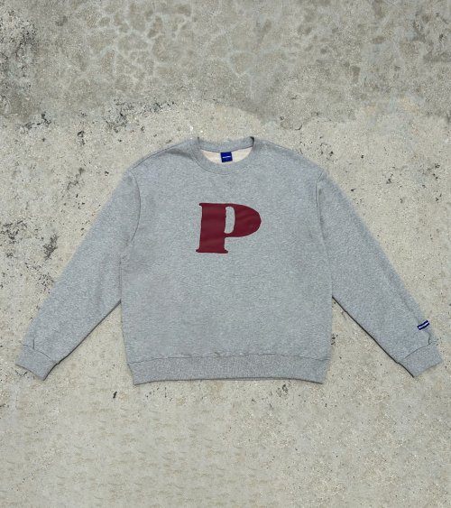 스텝온리(STAFFONLY) P SWEATSHIRTS (MELANGE GREY) - 사이즈 & 후기 | 무신사