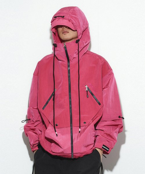 밀리밀리언(MILLIMILLION) MUDSTONE URBAN TECH JACKET J03-MAGENTA - 사이즈 & 후기 | 무신사
