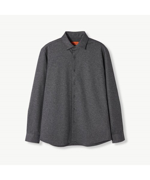 MUSINSA | STCO Power Stretch Shirt (SLIM FIT) (Gray)