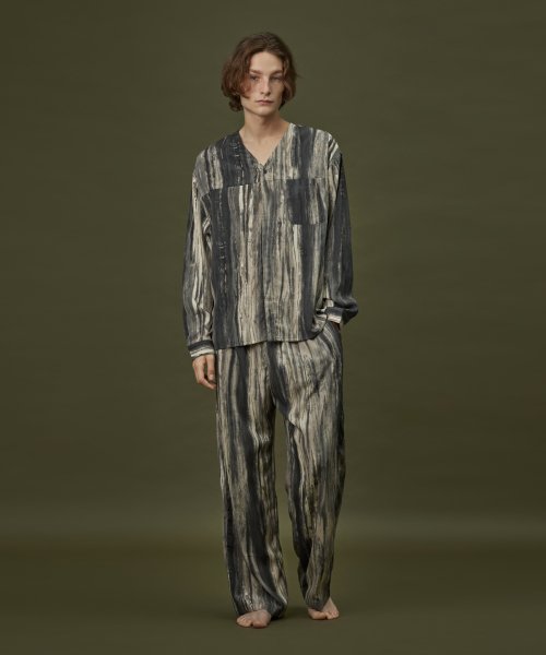 아템포(ATEMPO) COZY PAJAMA SET_flow grey - 사이즈 & 후기 | 무신사