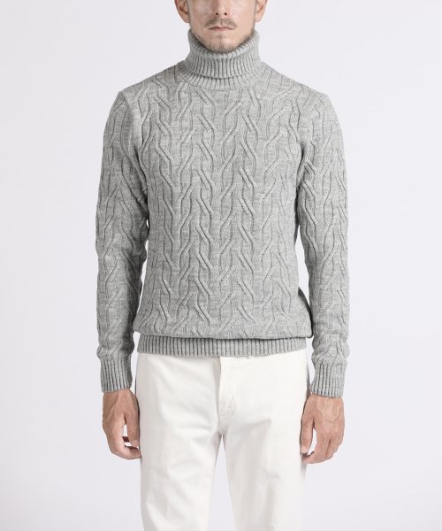 빠니깔레(PANICALE) 그레이 멜란지 캐주얼 터틀넥 니트 - 사이즈 & 후기 | 무신사