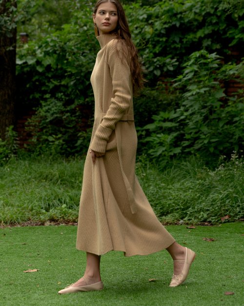 MUSINSA | TAGTRAUME Soy Ribbon Mary Jane Flat Shoes - Beige