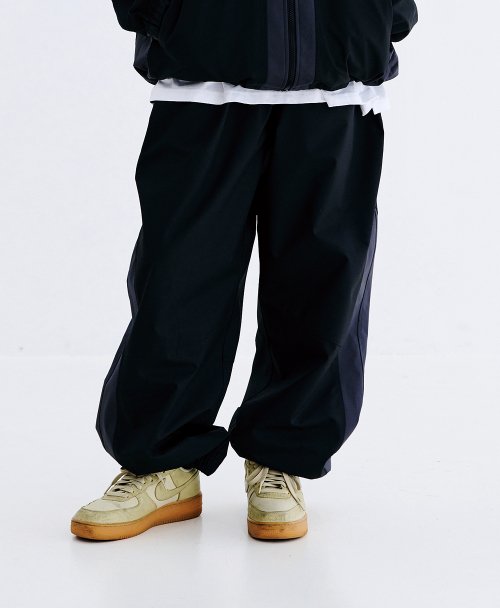 MUSINSA | BSRABBIT S&B 3L side panel wide jogger pants black