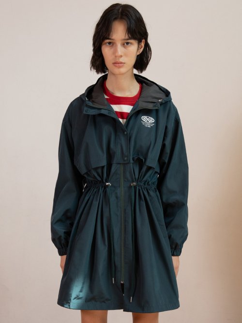 MUSINSA | MENASOO MNS RAINY CORE LONG JACKET_GREEN