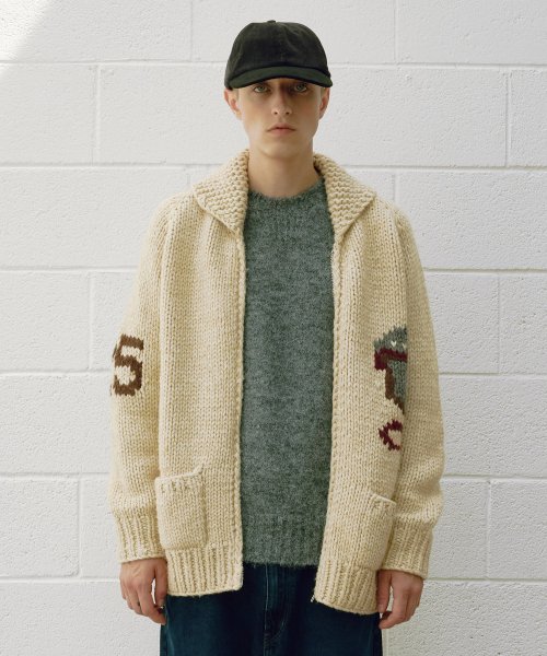 MUSINSA | KNITLY [Men] Handmade Cowichan_Yellow Ivory
