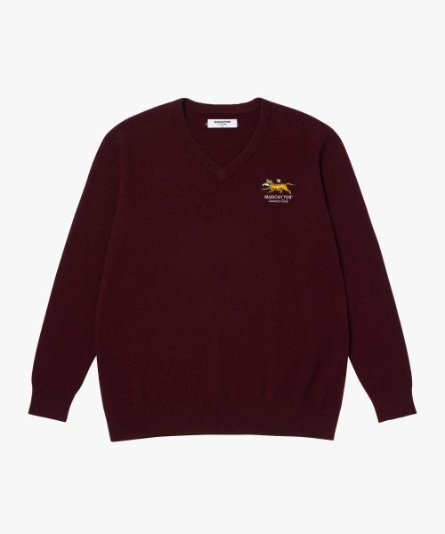 매드캐토스 컨트리클럽(MADCATTOS COUNTRY CLUB) MCC U ESSENTIAL V-NECK SWEATER ...