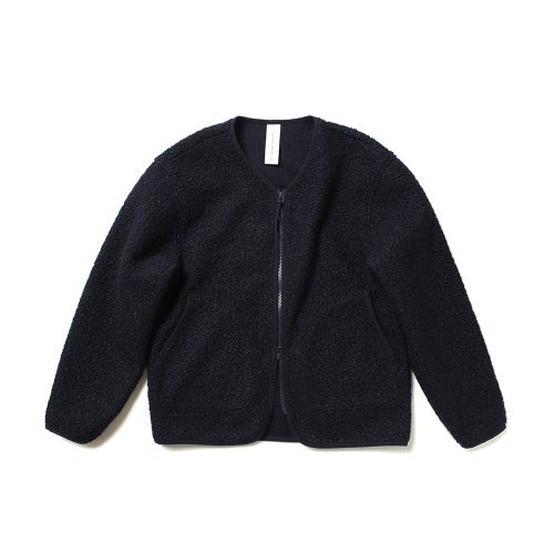 MUSINSA | THOMAS MORE TD4-JK01 Bookle zip-up cardigan-navy