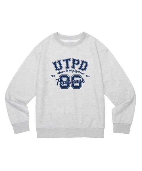 언탭트 스튜디오(UNTAPPED STUDIO) UTPD 96 아치 소프트 테리 맨투맨 티셔츠 그레이 - 사이즈 & 후기 | 무신사