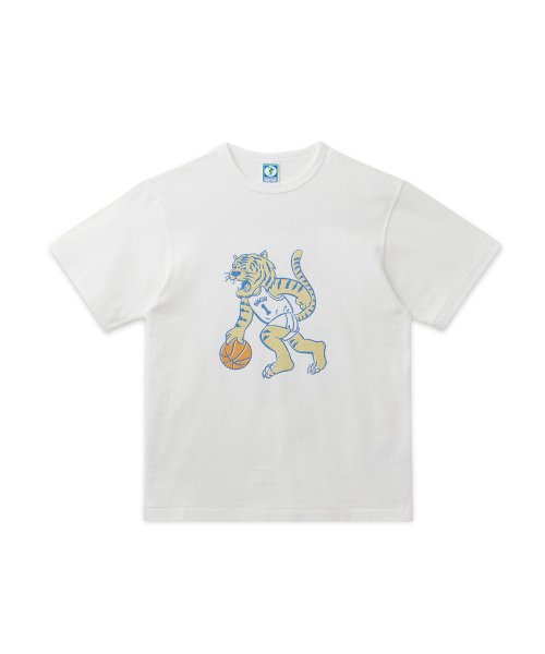 MUSINSA | DISCUS ATHLETIC Super Heavyweight Tiger T-Shirt Off white