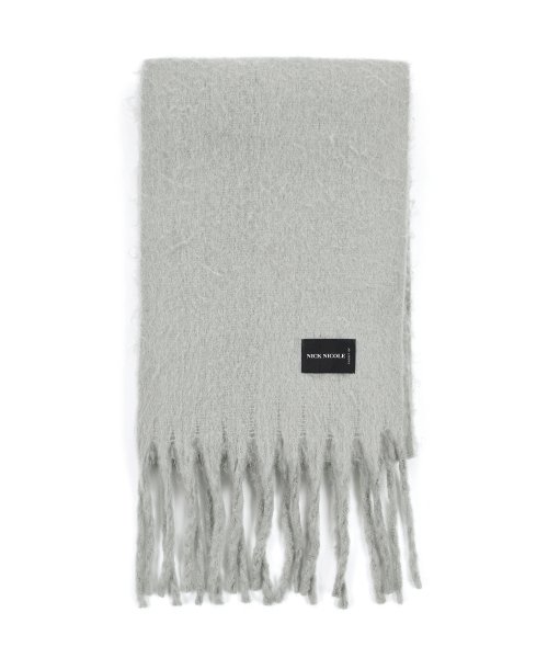 닉앤니콜(NICK&NICOLE) PREMIUM BOLD SOFT MUFFLER_GRAY - 사이즈 & 후기 | 무신사