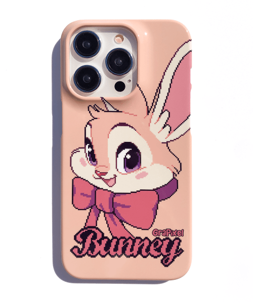 MUSINSA | GRAPIXEL Cinema Bunny Hard Phone Case