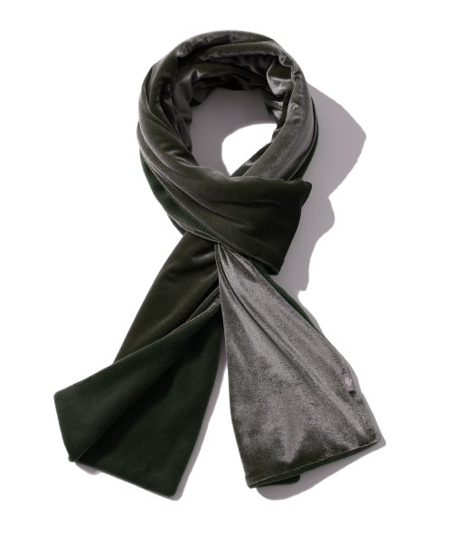 MUSINSA | SEARCH410 Velvet muffler ash khaki