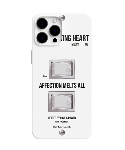 MUSINSA | THIRD MOVEMENT Switch Phone Case - White