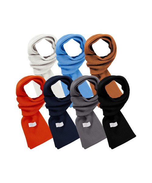 MUSINSA | VASROCK Churro Knit Basic Muffler 7COLOR