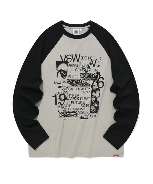 비전스트릿웨어(VISION STREETWEAR) VSW Text Graphic Long Sleeve Warm Gray - 사이즈 ...